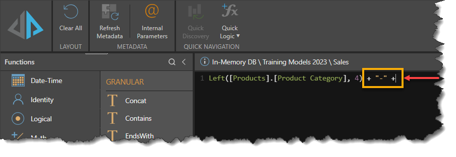 Walkthrough: Custom Column in Script Mode